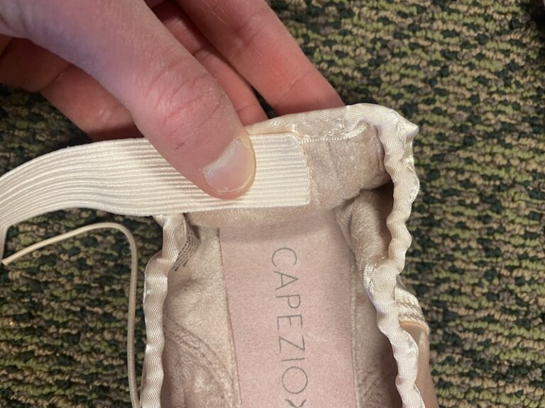 How To Sew Elastic On Pointe Shoes - Purposeful Footwear